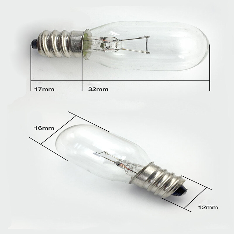 E12 Screw Lamp Bulb Indicator 24V 30V 110V 220V / 5W 8W 10W 15W E14 ...