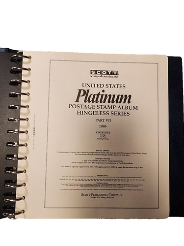 Single US Scott Platinum Hingeless Album Part VII 1990 to 1995 with ...