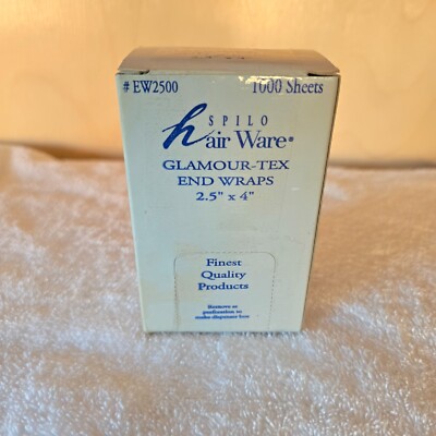 End Wraps By Spilo Hair Ware Unique Glamour-Tex 1000 Sheets #EW2500 ...