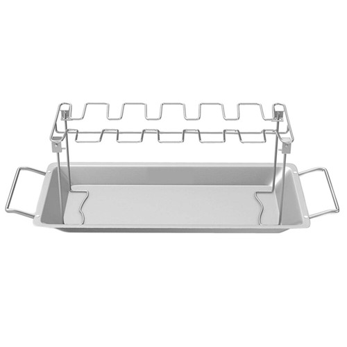 Rôti Rack Pour Grill Côte D'agneau Rack Acier Inoxydable Barbecue Grill ...