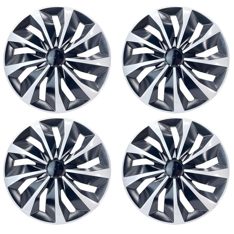 16" Set of 4 Snap On Full Hub Caps Wheel Covers fit R16 Tire & Steel ...
