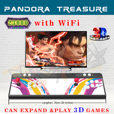 Pandora Box 3D WiFi 23000 Games Lengthen All Metal Retro Game Arcade ...