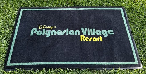 Disney World Polynesian Resort Entrance Carpet Rug Mat Prop Sign | eBay