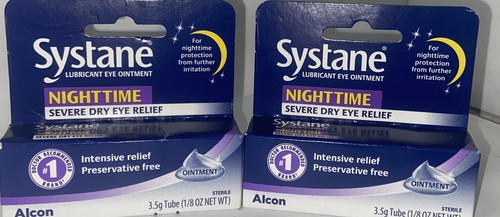 Systane Nighttime Severe Dry Eye Relief Ointment - 3.5g / 1.8 oz - 2 ...