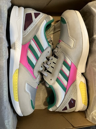 Size 10.5 - Adidas ZX 8000 Grey Court Green Pink for sale online | eBay