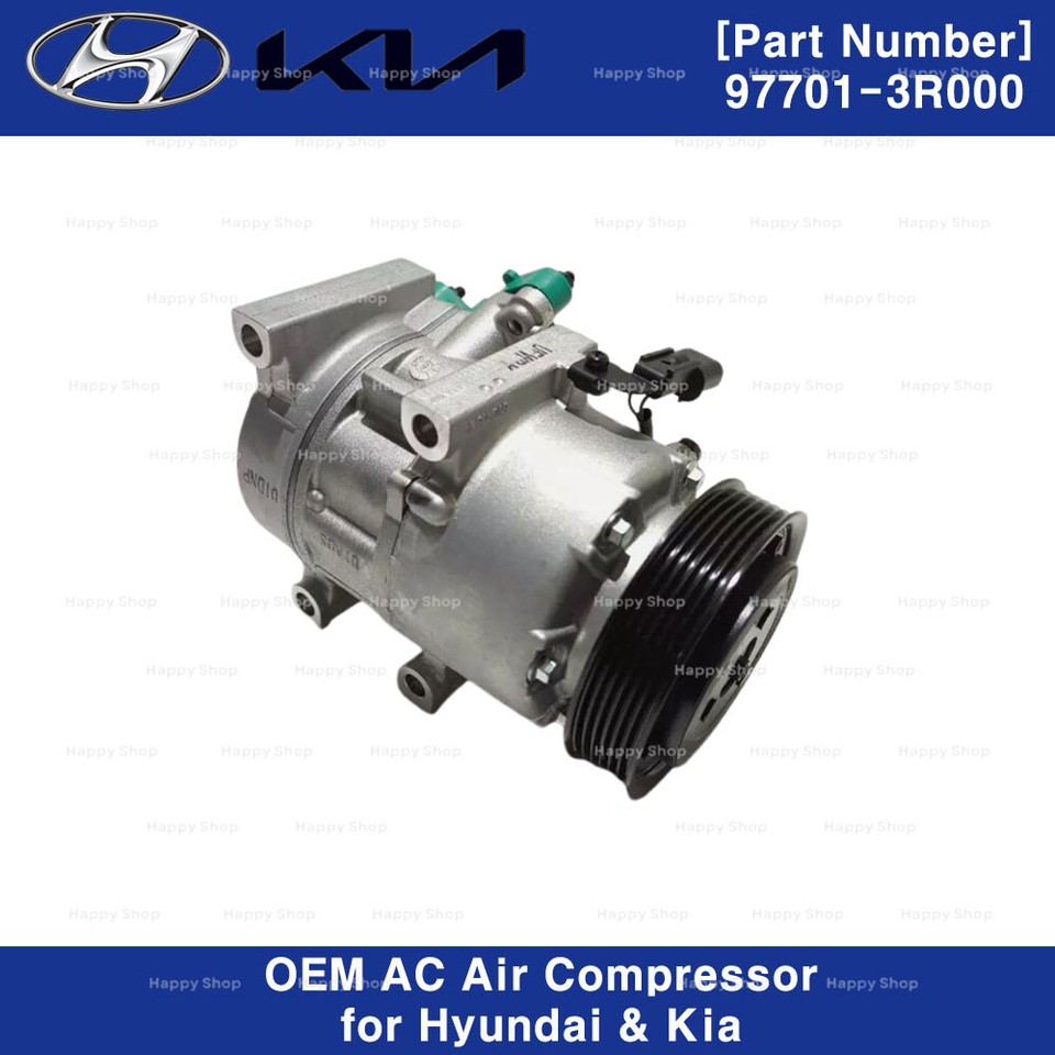 97701-3R000 Genuine OEM A/C Air Compressor for Hyundai Sonata Kia ...