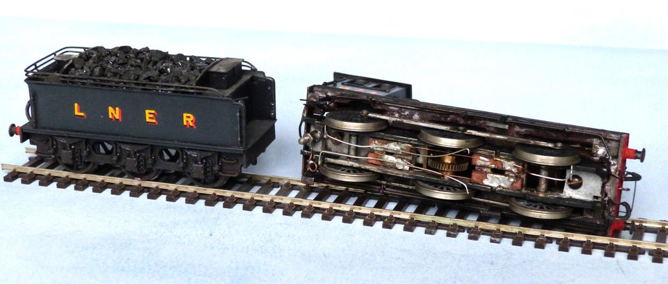 Kit/Scratch Built NER Class C1 (LNER J21) 0-6-0 874 Plain Black LNER ...