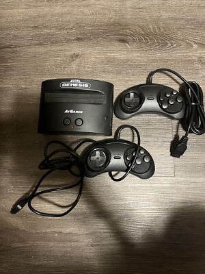 Sega Genesis AtGames Mini Console + 80 Games Tested No Cords 2 ...