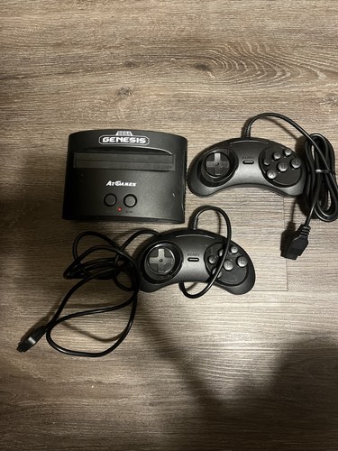 Sega Genesis AtGames Mini Console + 80 Games Tested No Cords 2 ...
