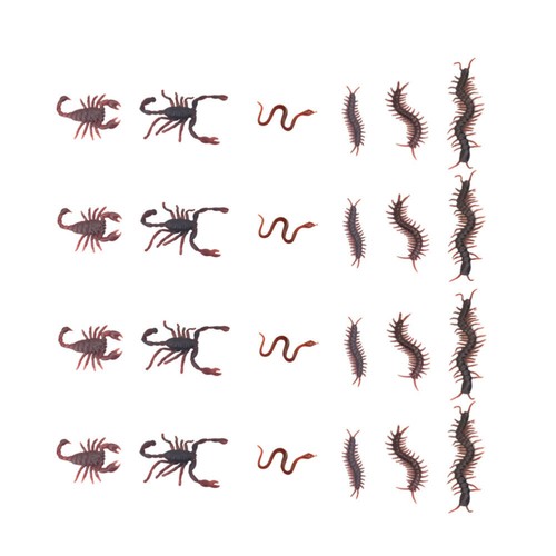 30 Pcs Plastic Figures Fake Bugs Fake Scorpion Toy Prop Toy Figure ...