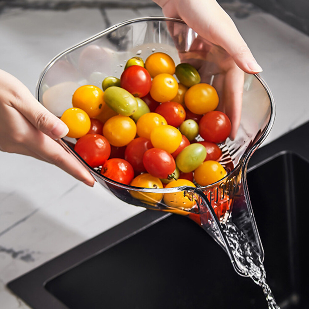 2Pcs Creative Fruit Plate Multifunctional Fruit Washing Gadget for ...