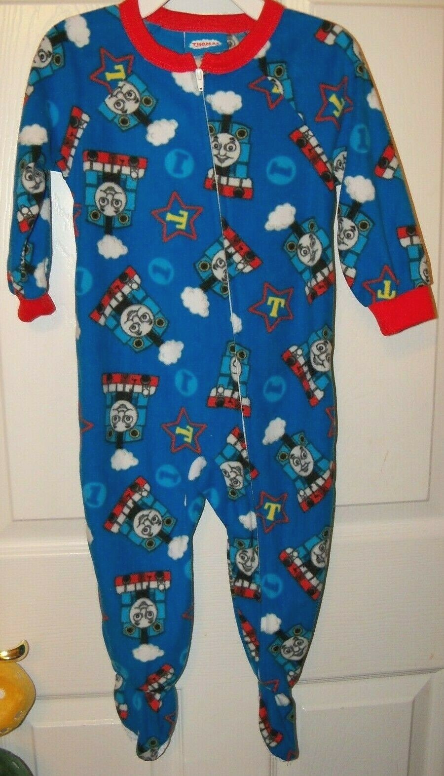 Thomas The Train Stars T One Piece Footed Pajama PJ Size 2T NWT | eBay