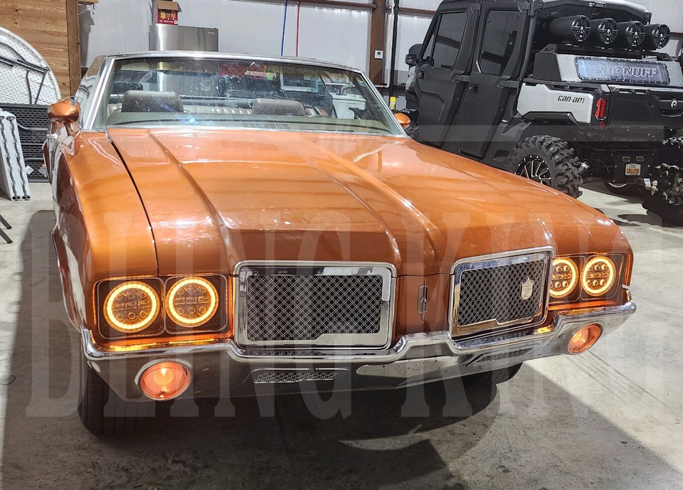 1970 1971 1972 Olds Cutlass Supreme chrome grill dual weave mesh grille ...