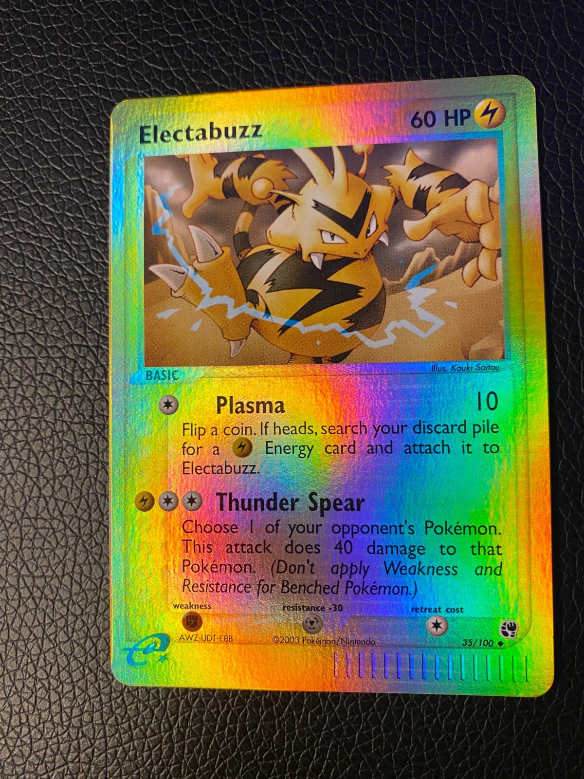 Electabuzz Ex Sandstorm 35/100 Reverse Holo Rare Pokemon - Near Mint | eBay