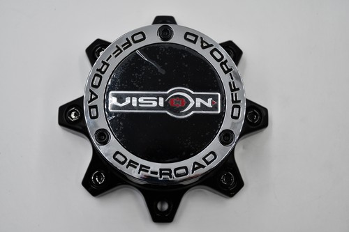 Vision 394 395 397 399 Gloss Black Wheel 8 Lug Center Cap Hub Cap ...