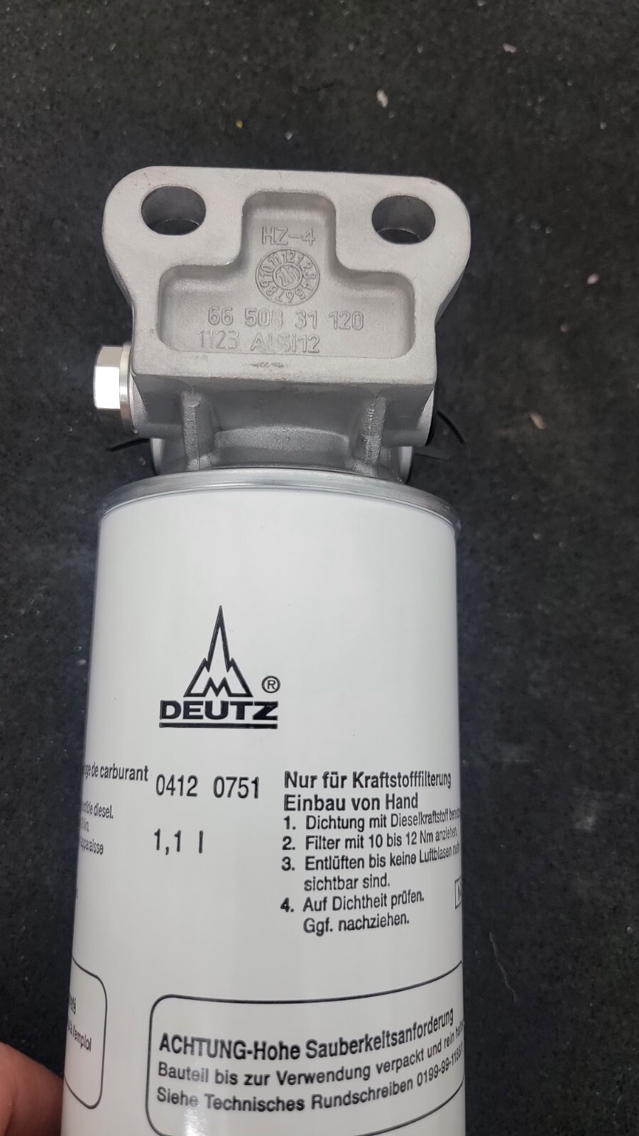 Deutz+04120751+0412+0751+Fuel+Filter+1+1+1037357+- for sale online | eBay