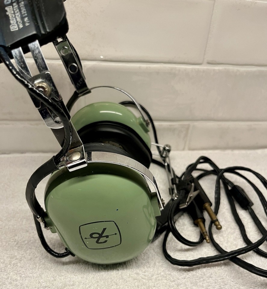 David Clark Model H10-30-Aviators Headset With Dual Plug-Untested | eBay