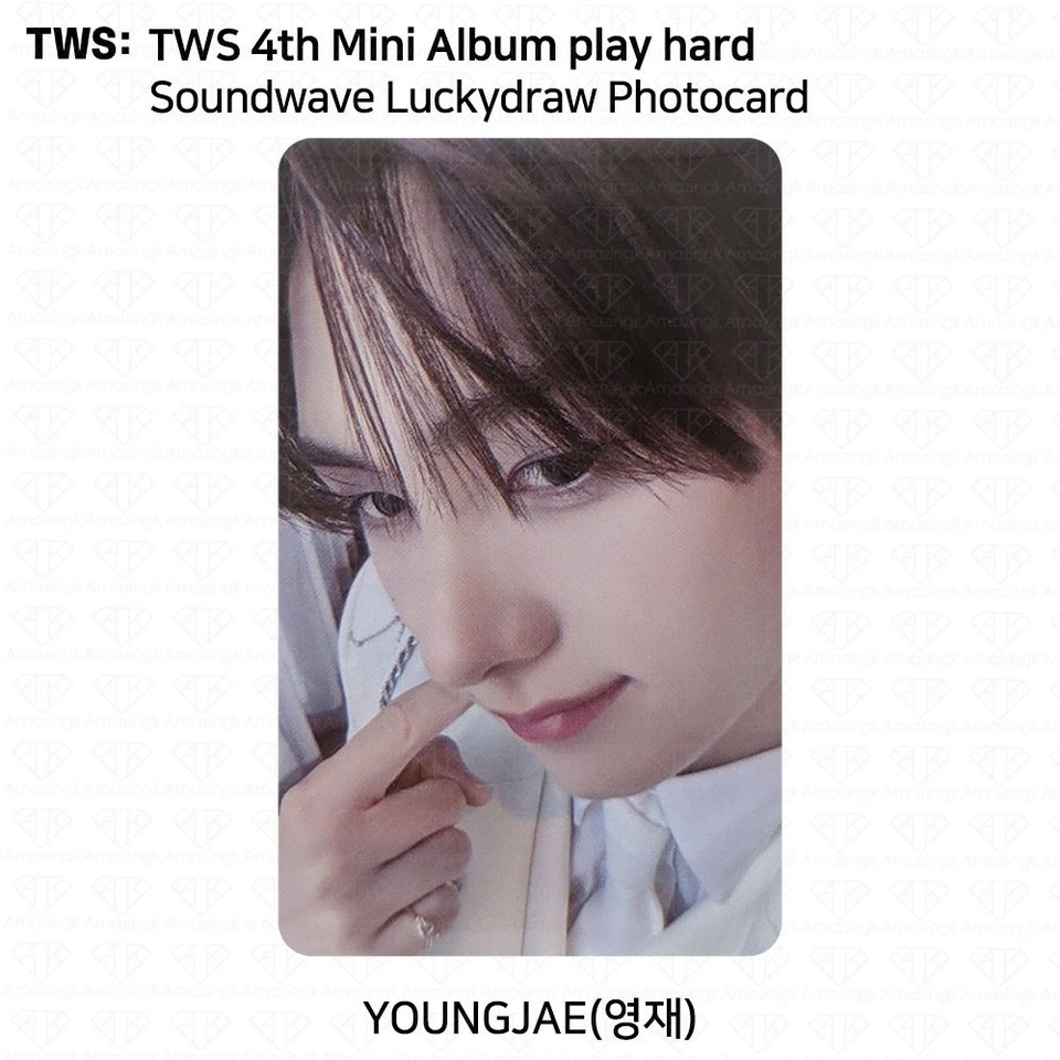 TWS 4th Mini Album Play Hard 3rd Lucky Draw Soundwave Photocard SHINYU ...