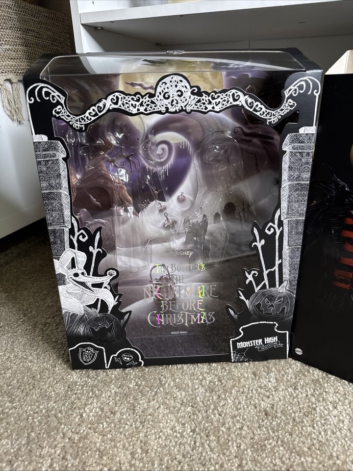 Mattel Monster High Skullector Jack & Sally Dolls The Nightmare Before ...