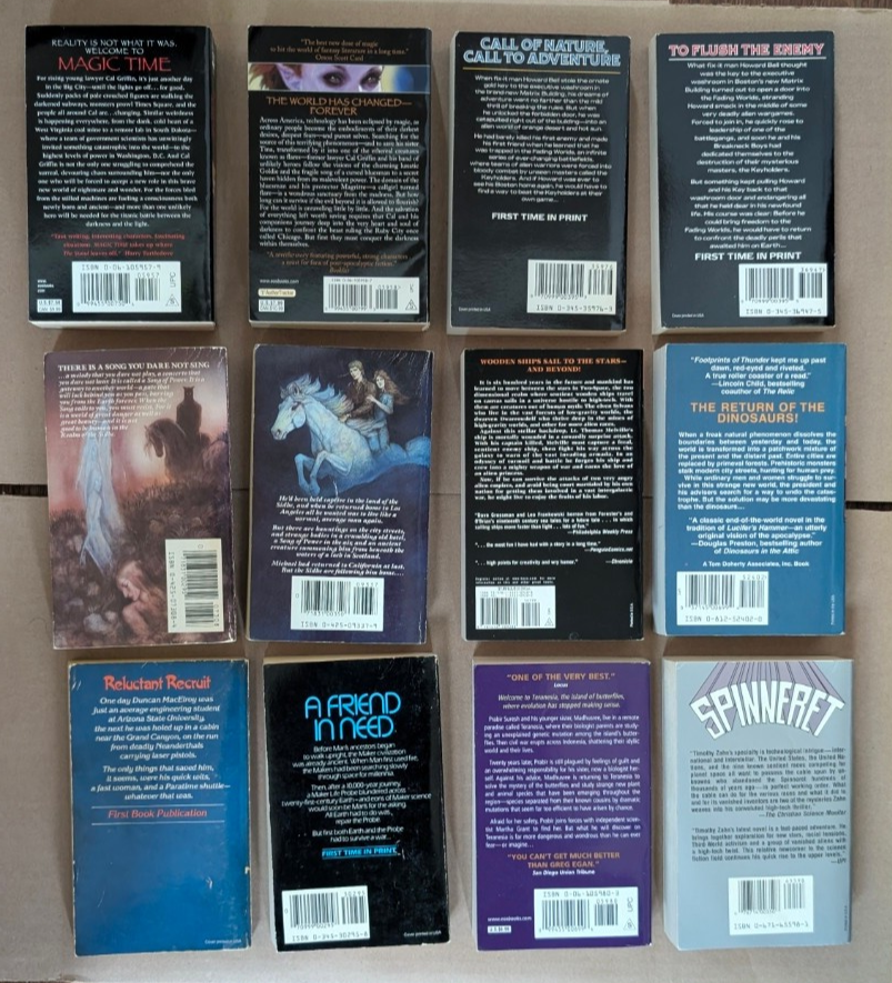 Lot of 40 Paperbacks Sci-Fi and Fantasy Books Various Authors | eBay