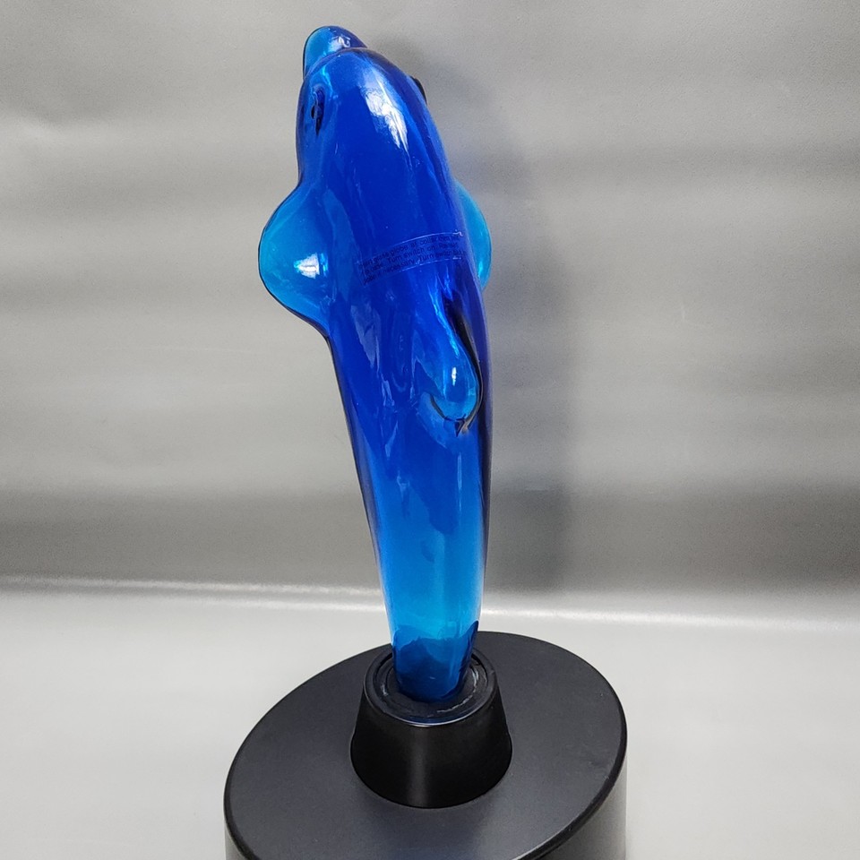 Lumisource Electra Dolphin Globe Blue Lightning Lamp Plasma Light 14 1/ ...