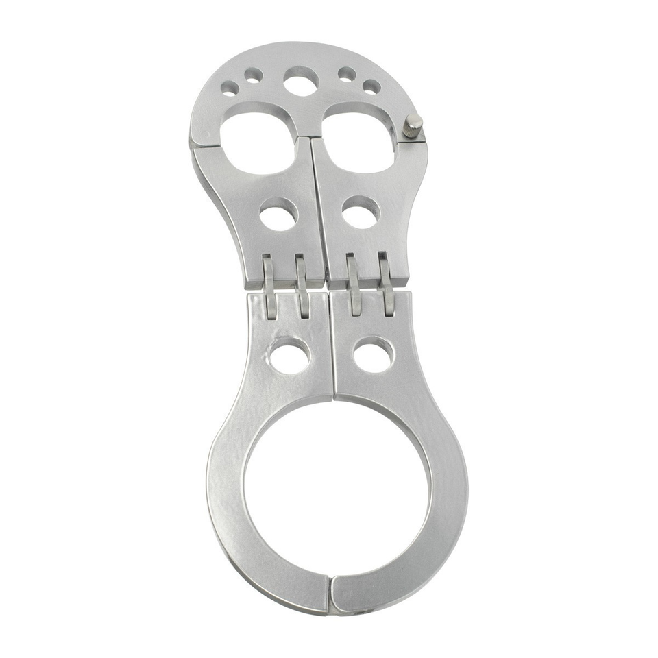 Bondage Restraint Metal Cangue Shrews Fiddle Hand Cuffs Wrist Neck ...