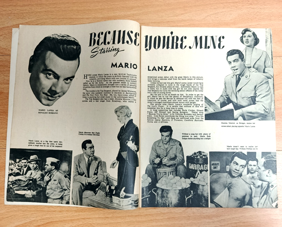 PHOTOPLAY OCTOBER 1952 Debra Paget/Mario Lanza/Esther Williams/Debra ...