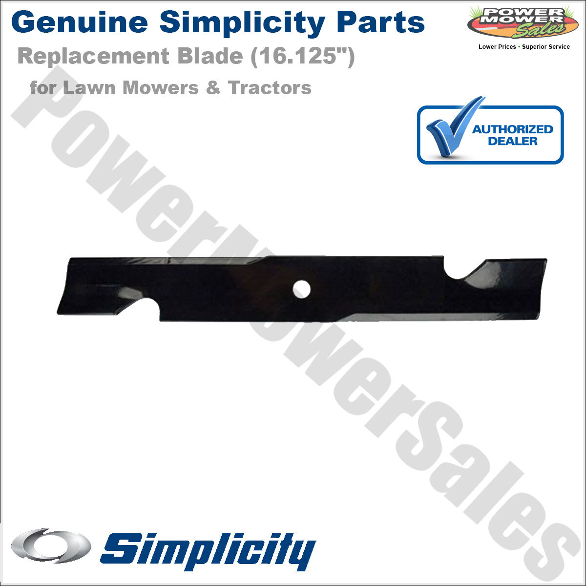 Simplicity Snapper Briggs 16.13" Blade for Mowers & Tractors ...