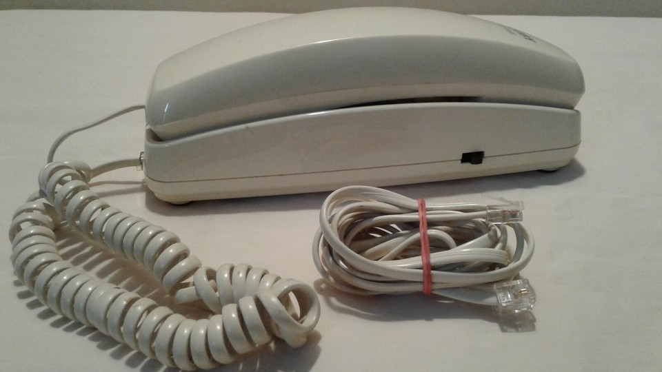 Vintage Coby Corded CT-P100 Telephone Home Phone Off White Sold As Is ...