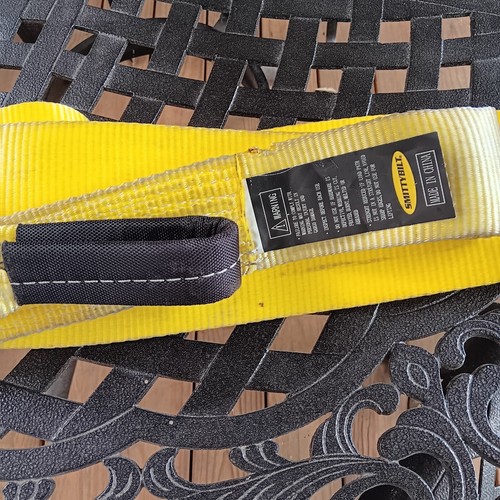 Smittybilt 3" x 30′ 30000 Lbs Yellow Terylene Trail Gear Tow Strap | eBay