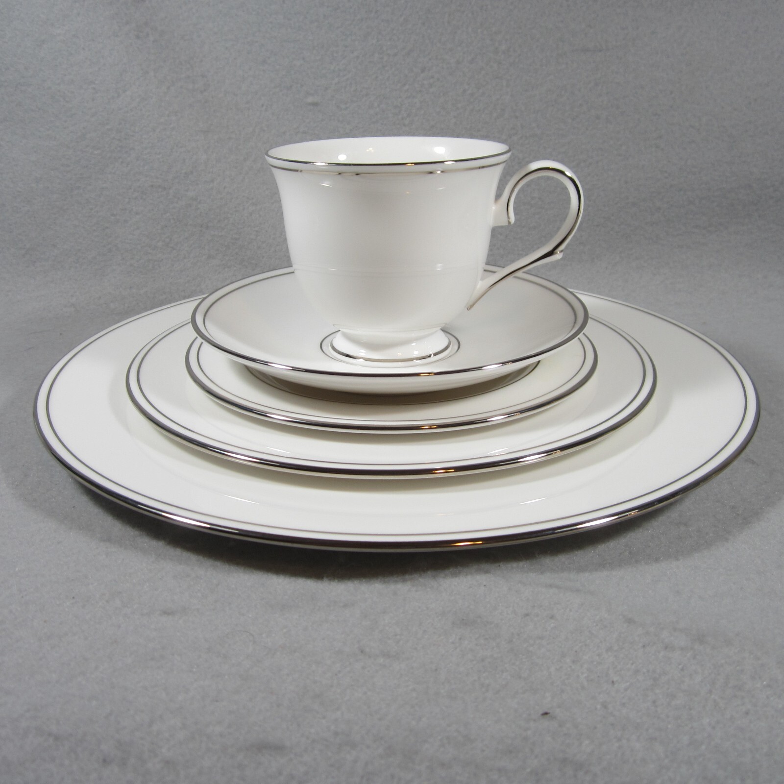 Lenox Federal Platinum Dinnerware 5-Piece Place Setting New in ...