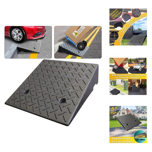 Driveway Curb Ramps - Portable Heavy Duty Rubber Shed & Threshold Ramps ...