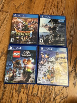 PS4 Video Game 3 Games + Cases Only Lot Monster Hunter For Honor Lego ...