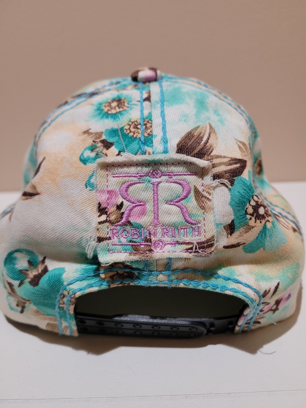 Robin Ruth Myrtle Beach Womens Baseball Hat Floral Embroided Snapback ...