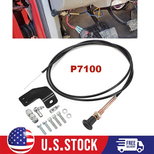 P7100 Manual Cable Fuel Shut Off Solenoid Kit Pump For Cummins Dodge ...