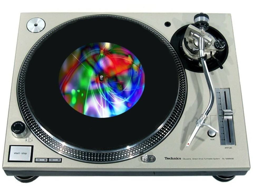 Slipmat Slip Mat 4 Technics or any 7" 45 DJ Turntable Record Player ...