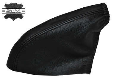 BLACK STITCHING LEATHER SKIN HANDBRAKE GAITER FITS FERRARI 360 1999 ...