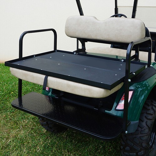 Ezgo Golf Cart RXV RHOX Flip Flop Rear Seat Kit Fold Down Back Seat ...
