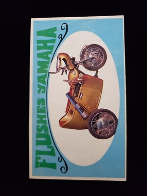 1970 O-Pee-Chee OPC Way Out Wheels Card Flushes Yamaha #35 | eBay