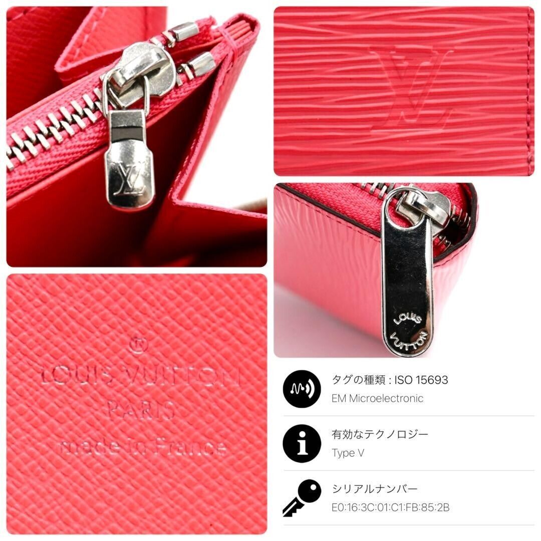 Louis Vuitton Epi Zippy Wallet Pink Rose Miami Japan Limited Louis Vuitton Epi Zippy Wallet Pink Rose Miami Japan Limited