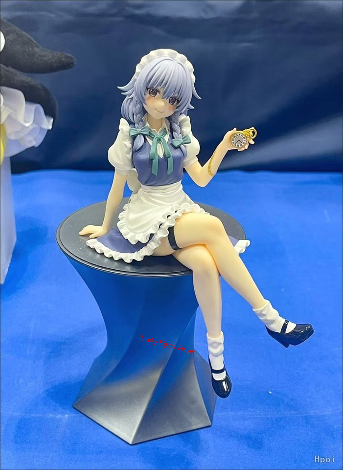 Touhou Project Izayoi Sakuya PVC Figure Statue Noodle Stopper Model ...