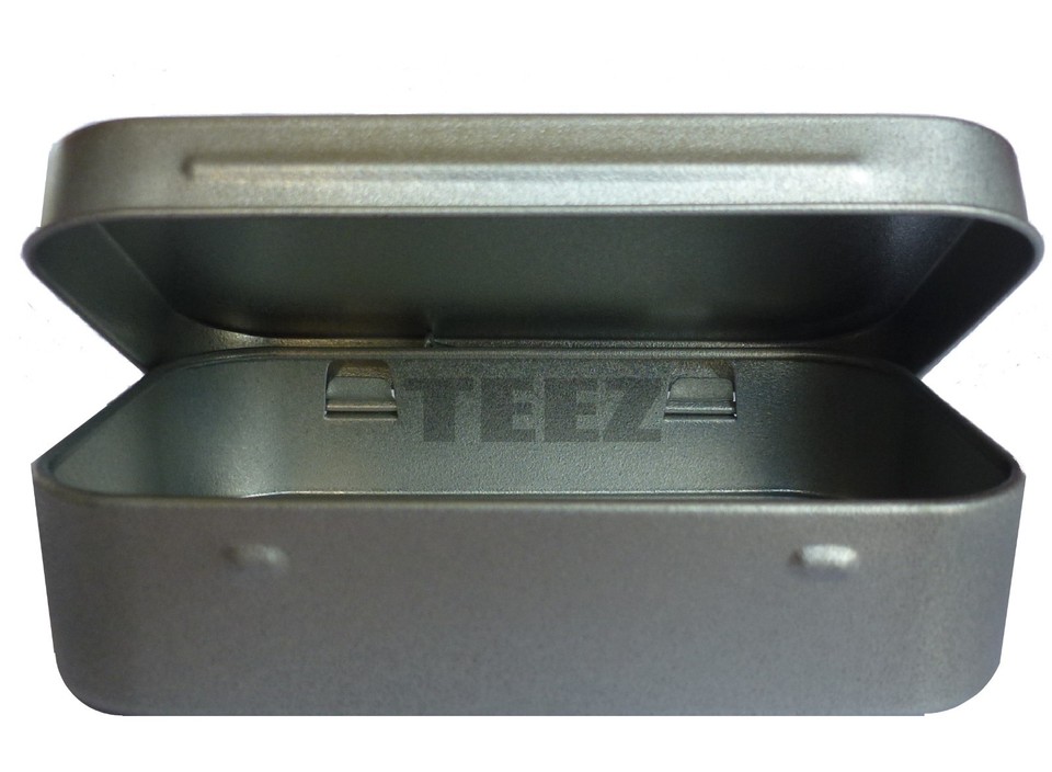 Pink Rudolph Silver Hinged Gift Tin, 30ml Hinged Pill Tin, Camping | eBay