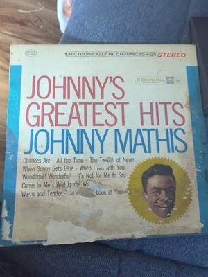 Johnny Mathis Greatest Hits Lot of 2 different Releases SAME DAY ...