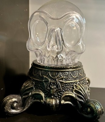 Target Hide And Eek Skull Shaped Plasma Ball Lamp Clear With Colorful ...