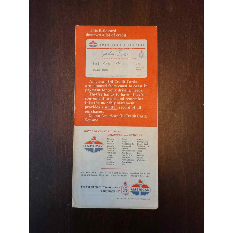 Map of Ontario Compliments of American Oil Company AMOCO 1967 | eBay