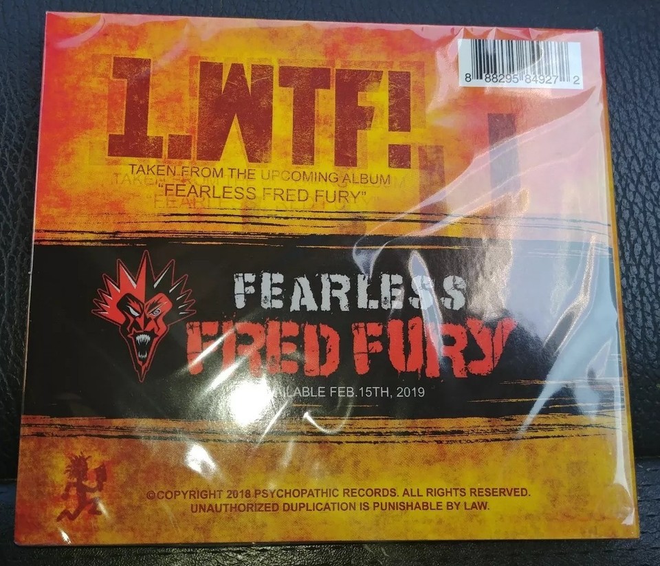 INSANE CLOWN POSSE CD WTF! SINGLE NEW FEARLESS FRED FURY FFF JUGGALO | eBay
