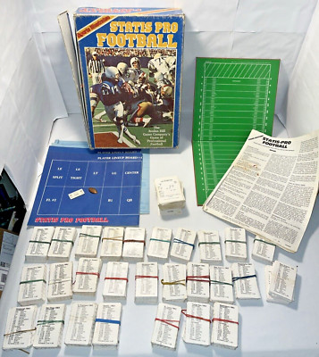 Statis Pro Football Board Game Avalon Hill Sports Illustrated 1983 ...