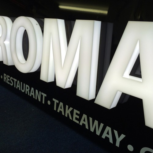 ILLUMINATED BUILT UP ACRYLIC 3D LETTERS & SHAPES ANY SIZE OR FONT SHOP ...