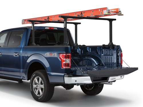Adjustable Aluminum Pickup Truck Cargo Area Bed Side Ladder Rack Rails ...