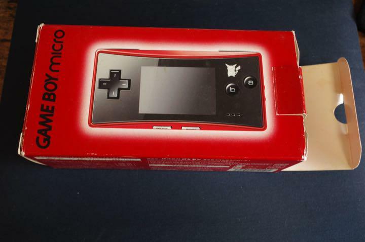 Nintendo Game Boy Micro Pokemon Center Limited Pok√©mon Version Red ...